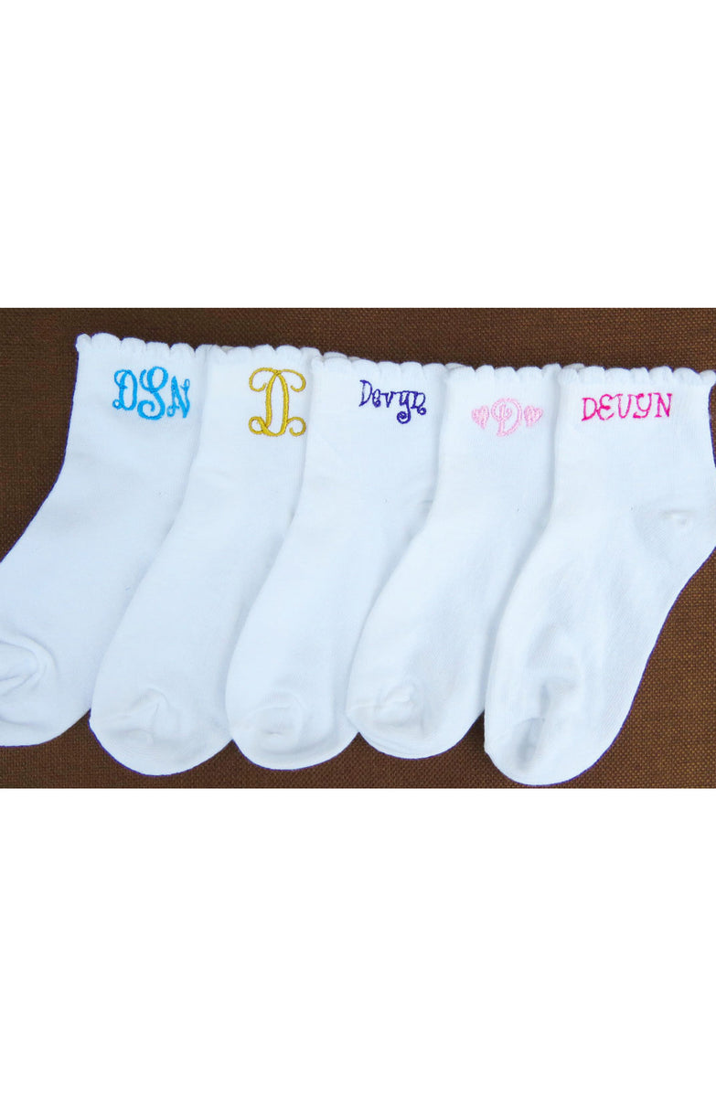 Personalized Little Girl Socks – The Trendy Boutique